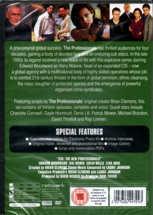 CI5 - The New Professionals - Complete (DVD, 2016) for sale online | eBay