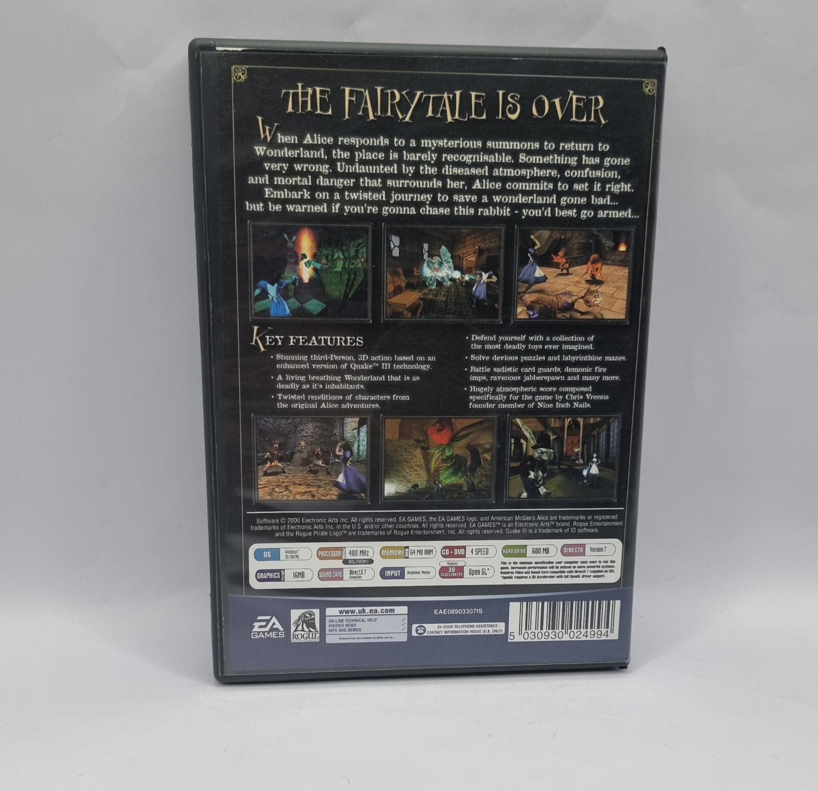 American McGee's Alice - PC CD ROM - EA Games | eBay