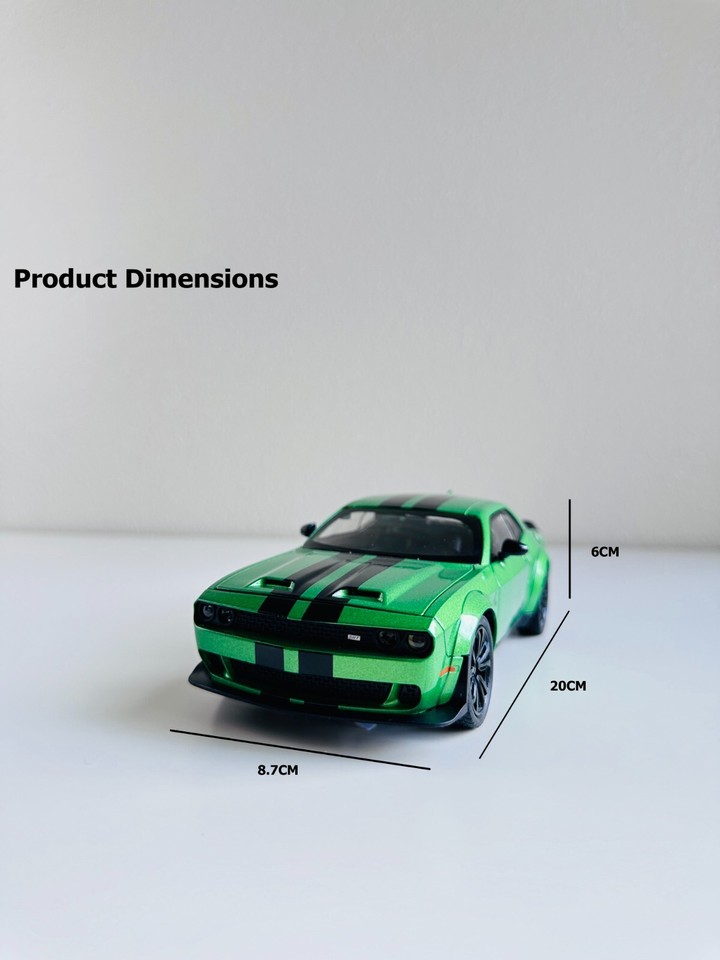 1:24 Dodge Challenger Charger SRT Modified Model Car - Alloy Diecast | eBay