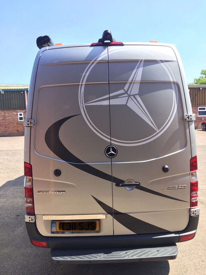 to fit MERCEDES SPRINTER LWB CAMPER VAN STICKERS GRAPHICS STRIPES ...