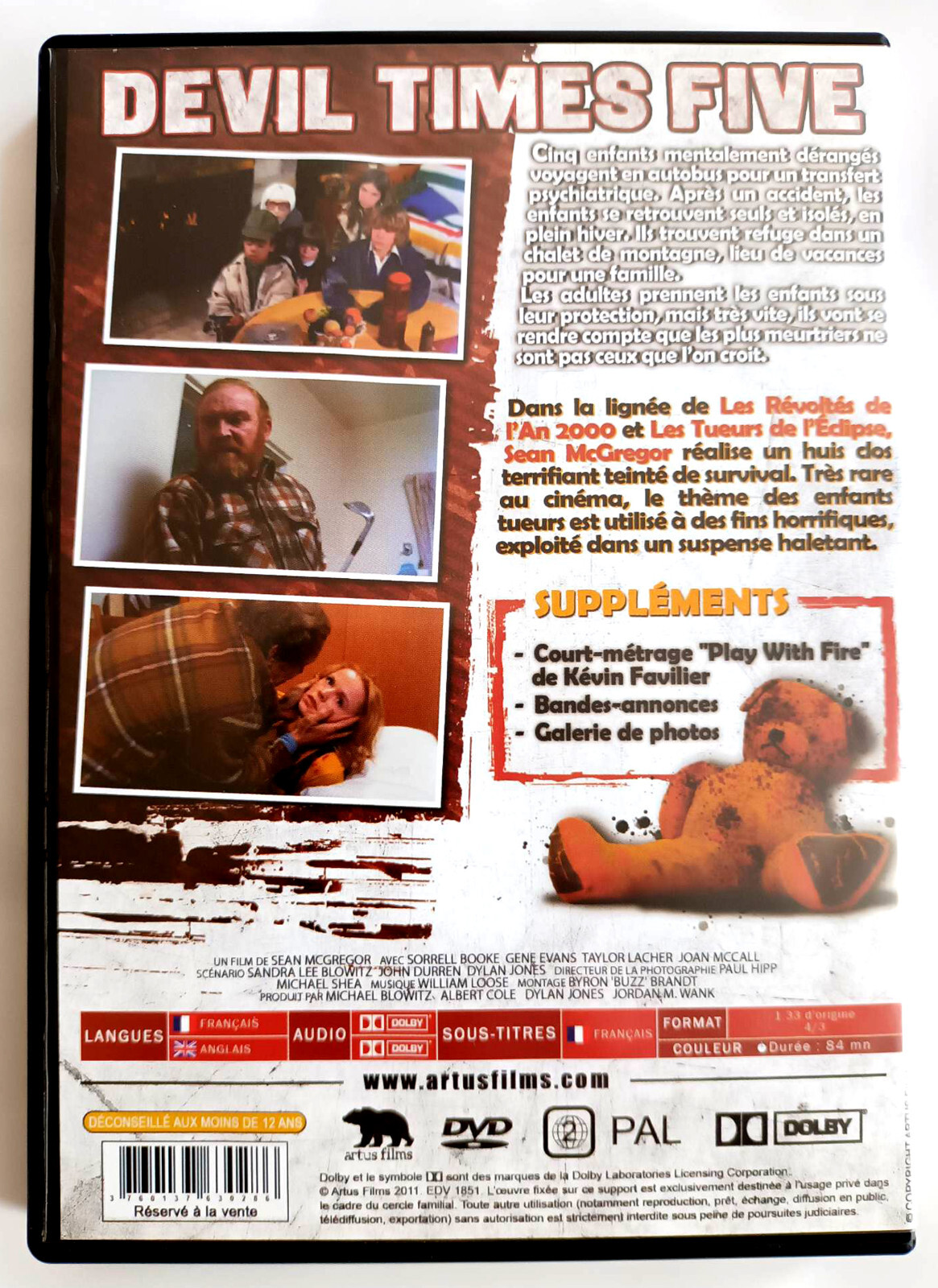 Devil Times Five (Horreur, 1974) - Sean McGREGOR - dvd Artus TBE | eBay