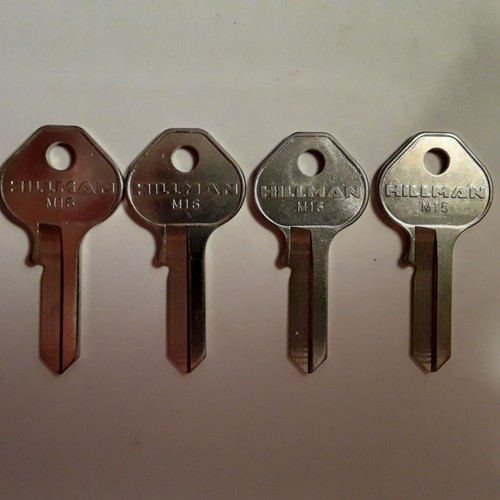 M-16 Key Blank Lot of 4ea Hillman Co Made in USA | eBay