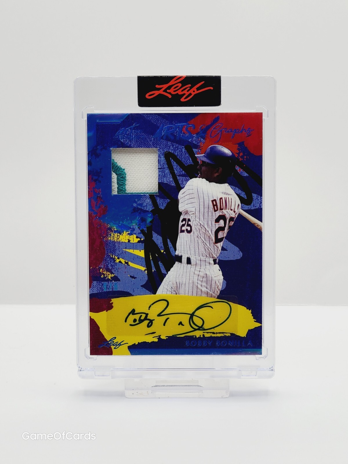2023 Leaf Art of Sport BOBBY BONILLA Auto Autograph Relic 9/9 | eBay
