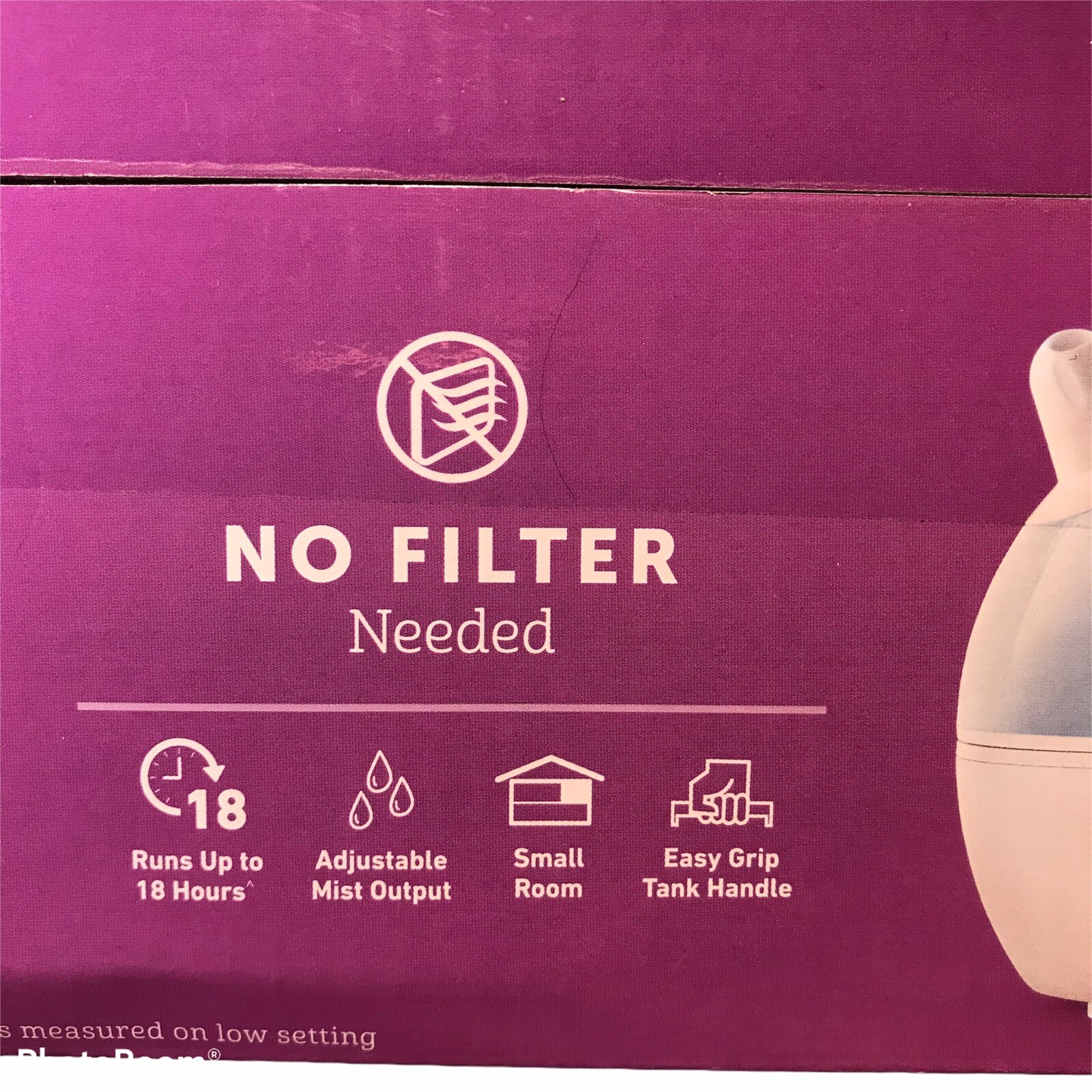 Ultrasonic Holmes Humidifier No Filter Needed 18 Hours Adjustable Mist ...