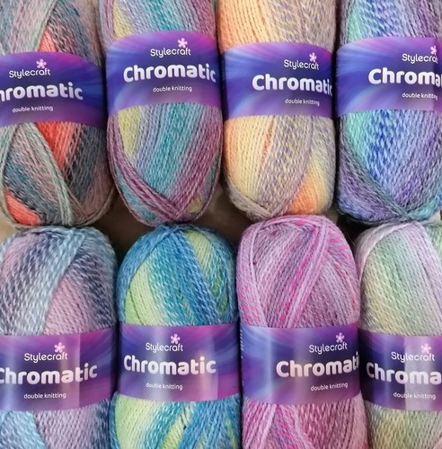 100g BALLS STYLECRAFT CHROMATIC DK 20% WOOL KNITTING CROCHET YARN | eBay UK