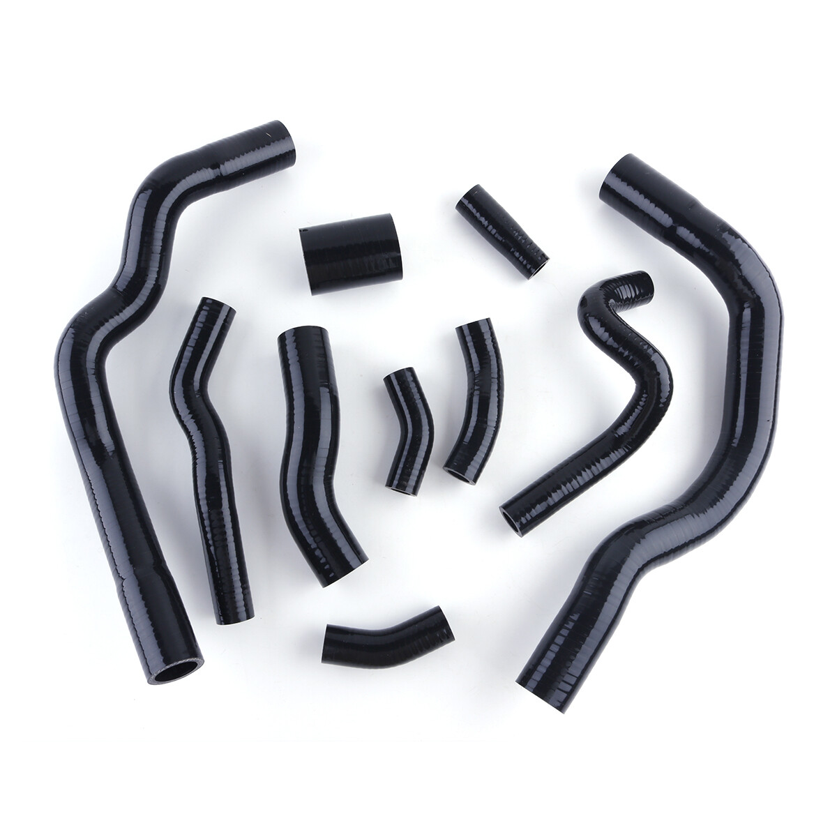 FOR BMW MINI COOPER S R52 R53 2001-2006 BLACK COOLANT SILICONE RADIATOR ...