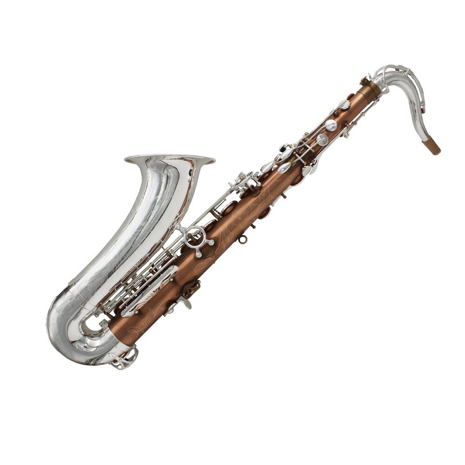 Eastern music pro use R54 silver bell bronze body tenor saxophone with ...