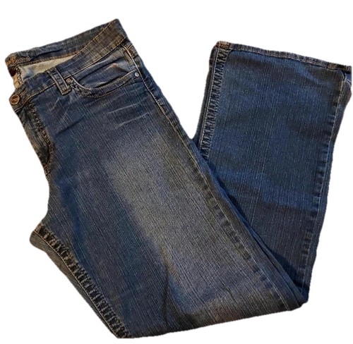 Common Gene's Denim Bootcut Medium Wash Jeans Sz 14 Y2K Retro Stretch ...