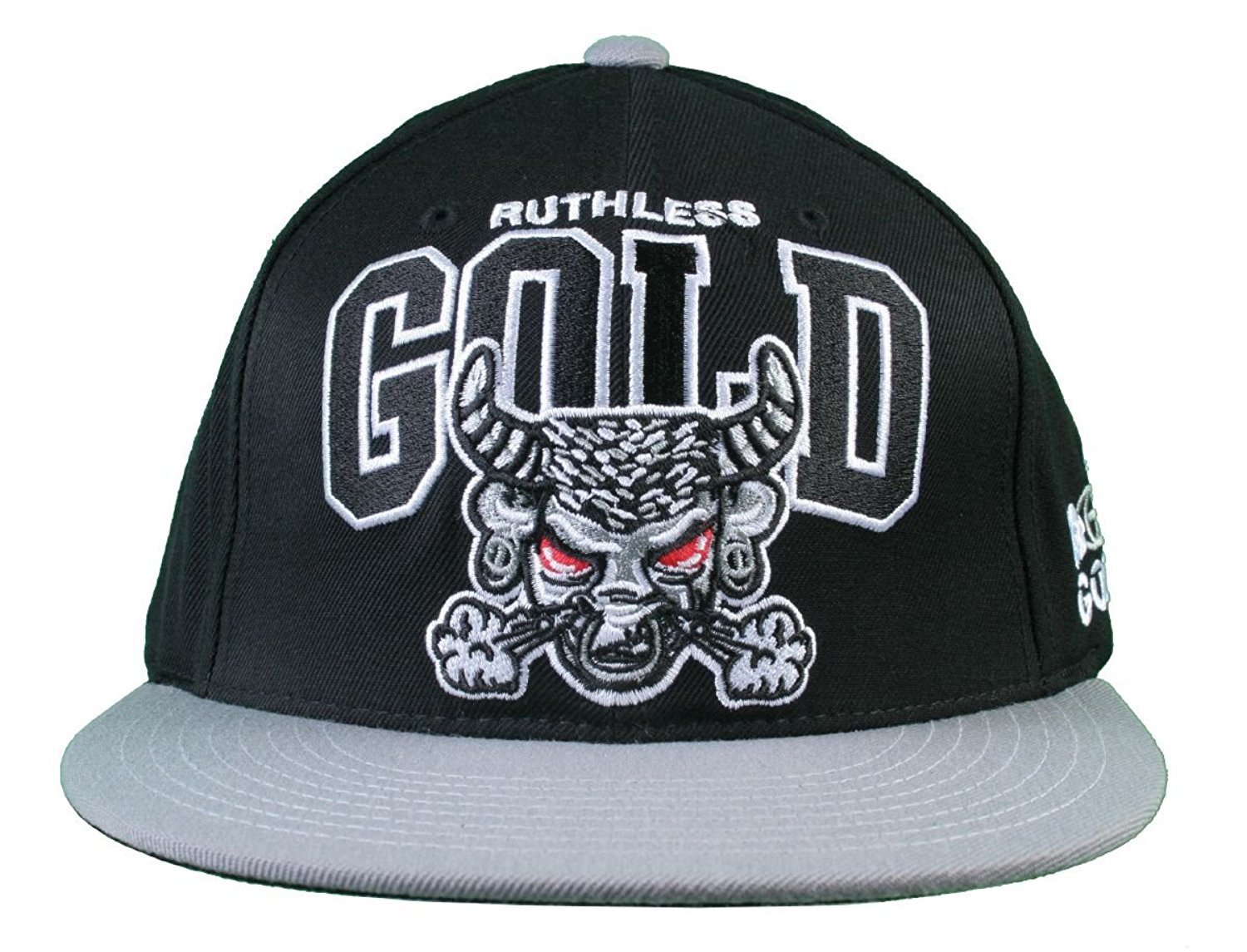 Gold M.V.P. Ruthless Beebull Black/Grey Starter Snapback Baseball Cap ...