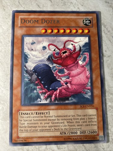 Yugioh - Doom Dozer - SOI-EN024 - Rare - Unlimited | eBay Australia