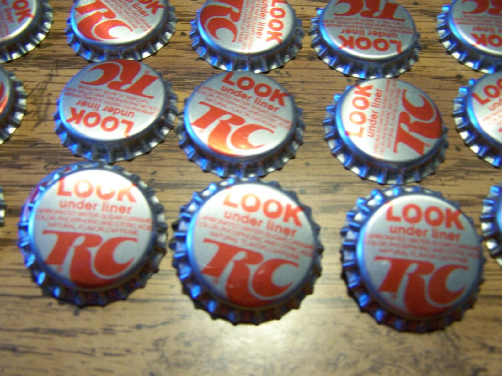 RC - Cola Multi-color Caps Lot of 50 [ Never Used, New Castle Indiana ...