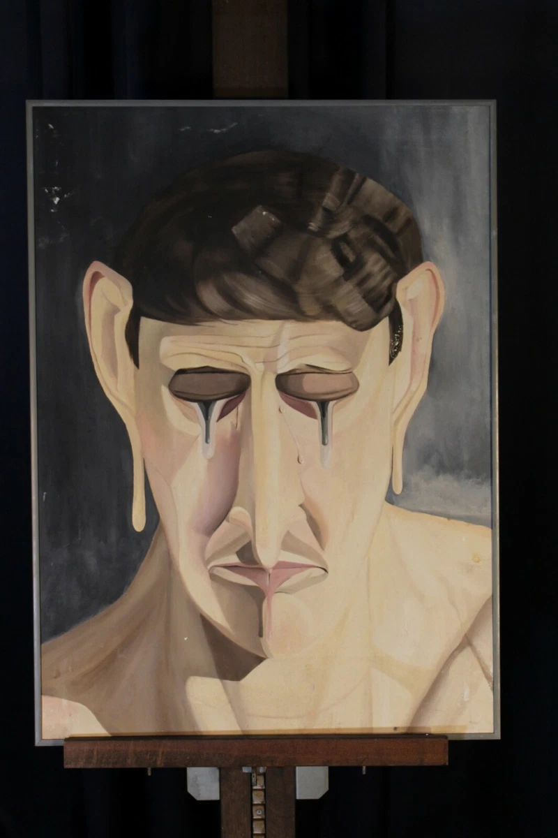 Crying Man Painting