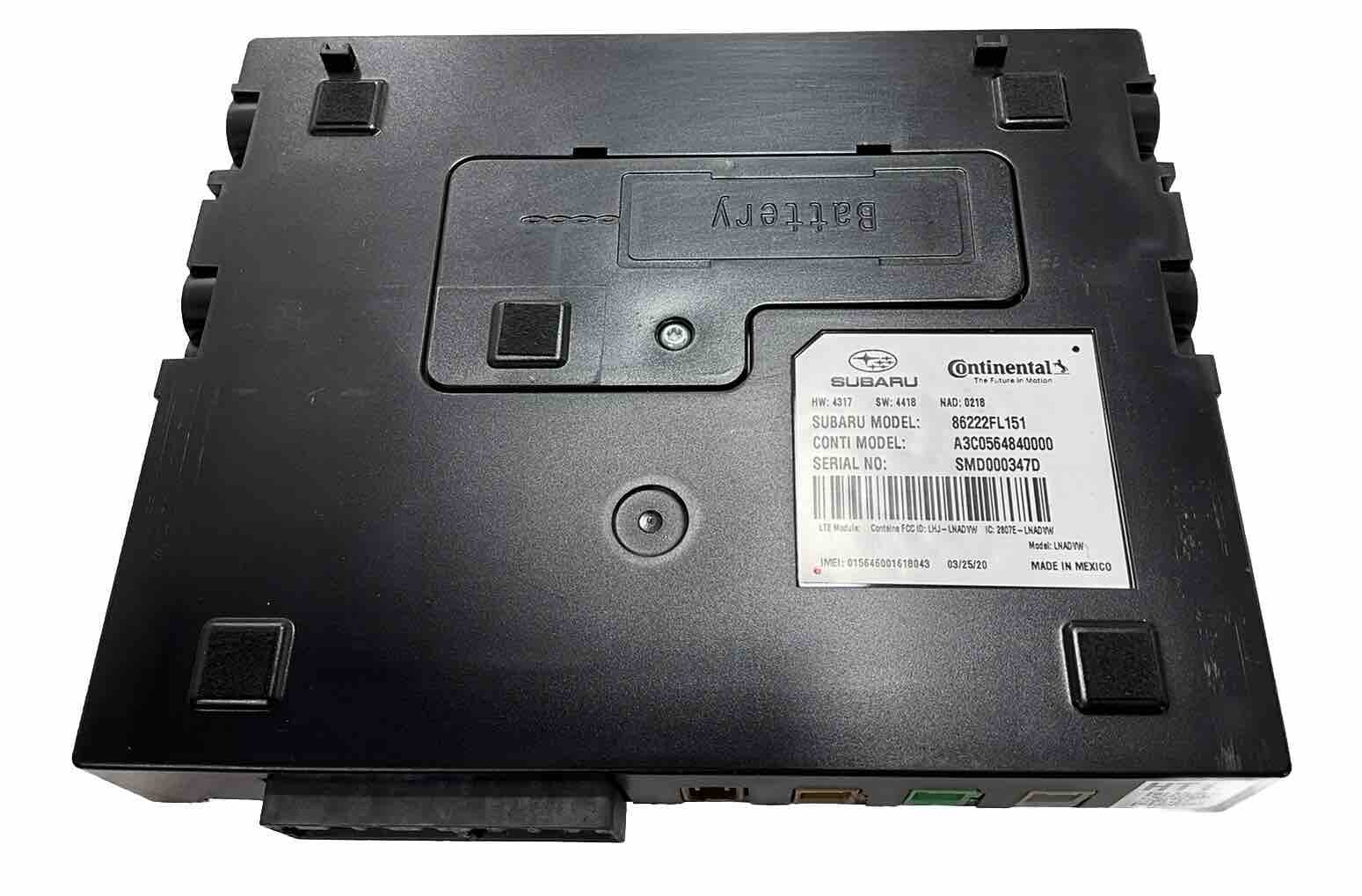 2021 Subaru XV Crosstrek tcm transmission computer 86222FL151 for sale ...