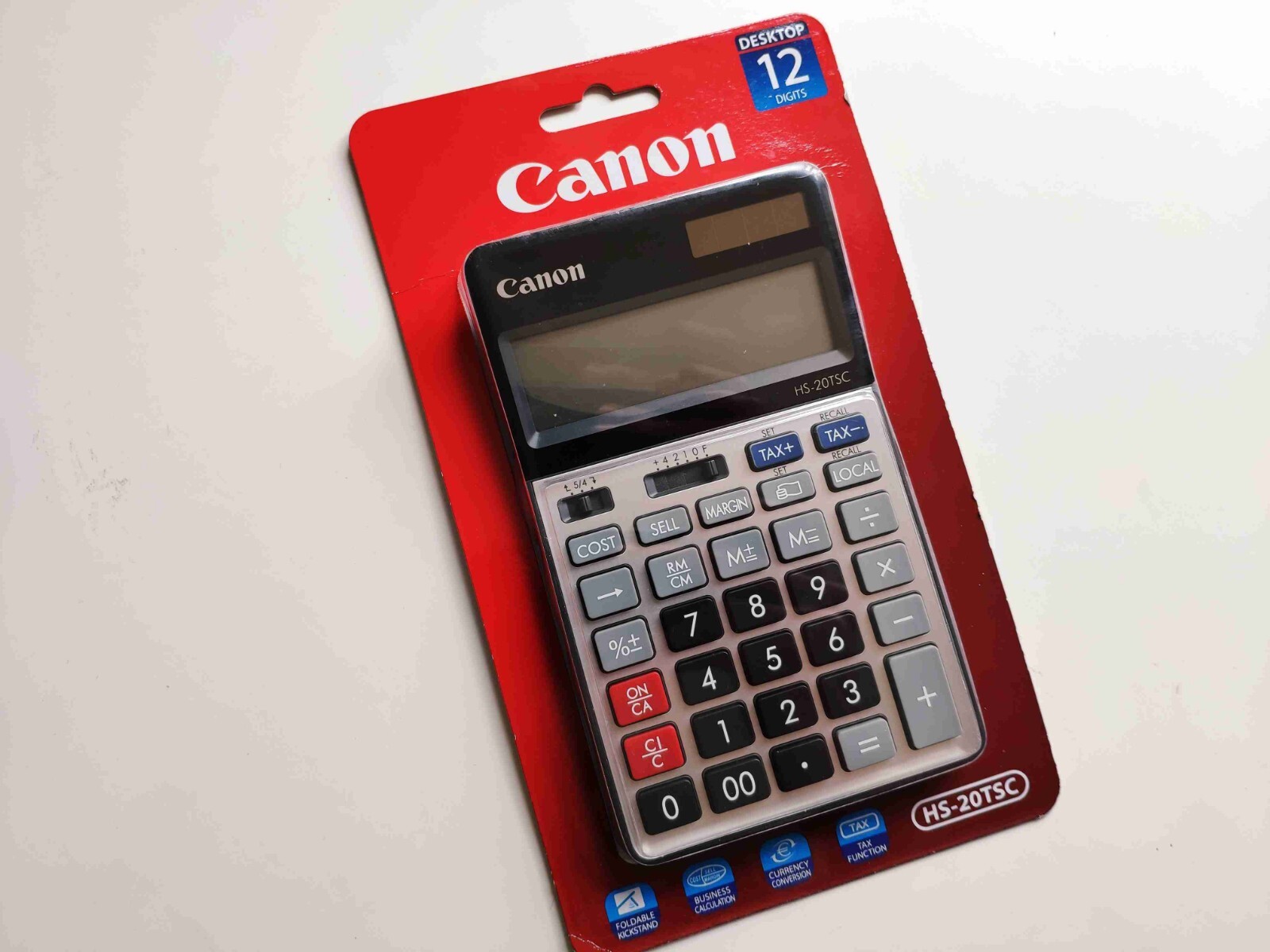 Canon 12 DIGIT Desktop Calculator - Hs-20tsc Finance Functions Tax Etc ...