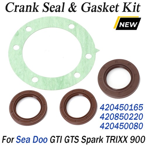 Crank Seal & Gasket Kit For Sea Doo GTI GTS Spark TRIXX 900 420450165 ...