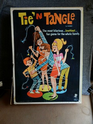Vintage 1967 Tie ‘n Tangle Game Complete w/ Instructions Twister knock ...