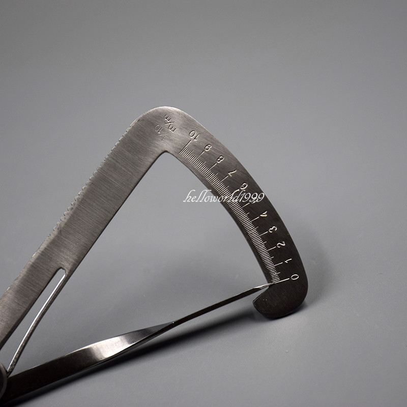 Dental Lab Wax Steel Metal Crown Gauge Caliper Ruler Measuring Scale ...
