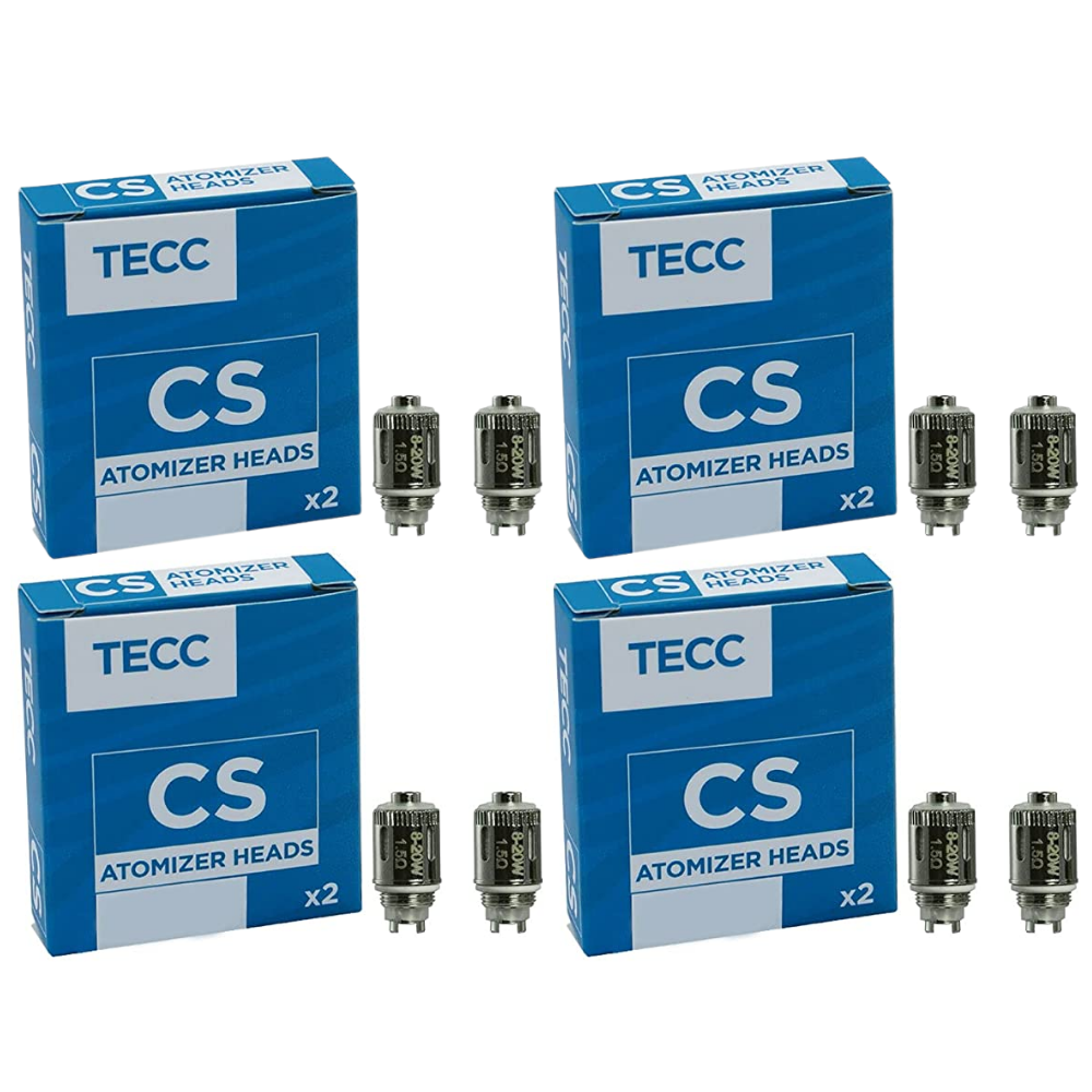TECC Arc Mini CS Coils | 1.5 ohm | Replacement Atomizer Coil Heads ...