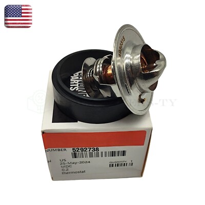 For Cummins Thermostat Kit 5292738 Thermostat 3972071 & Therm Cover ...