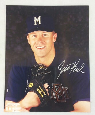 1999 Scott Karl, Milwaukee Brewers Autographed Color 8 x 10 Photo | eBay