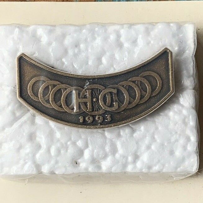 1993 Vintage Harley Davidson Owners Group Pin - HOG Biker Club Pin HD ...