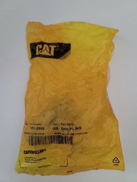 Caterpillar 153-2995 Male Hydraulic Flat Face Quick Coupler CAT 1532995 ...