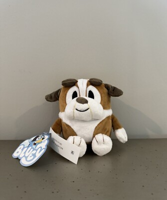 Bluey Friends WINTON BullDog 8" Stuffed Plush NEW 2024 | eBay