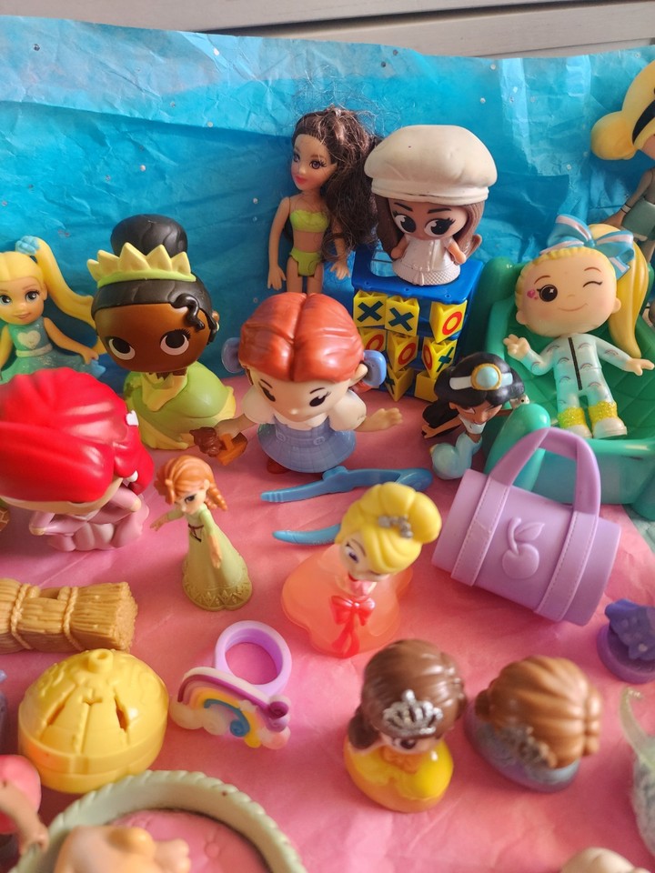 American Girl Little People Hasbro Disney Princess LPS Vtg 76 Piece Lot ...