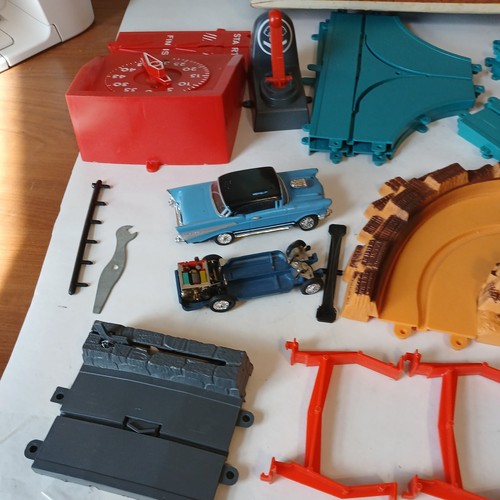 Vtg 1968 IDEAL Motorific Racerific FIREBIRD Racing Set Original Box ...