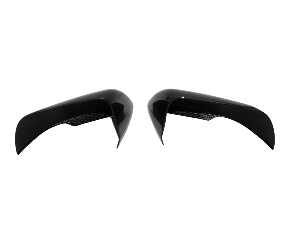 Carbon Fiber Side Mirror Covers For 24-26 S650 Ford Mustang w Turn ...