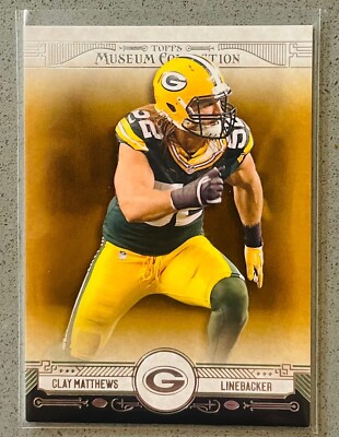2014 Topps Museum Collection Football NFL #58 Clay Mathews Base Insert ...