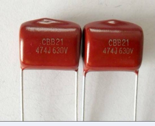 2 PCS CBB21 474j 630v metallized polypropylene film capacitor 0.47UF ...