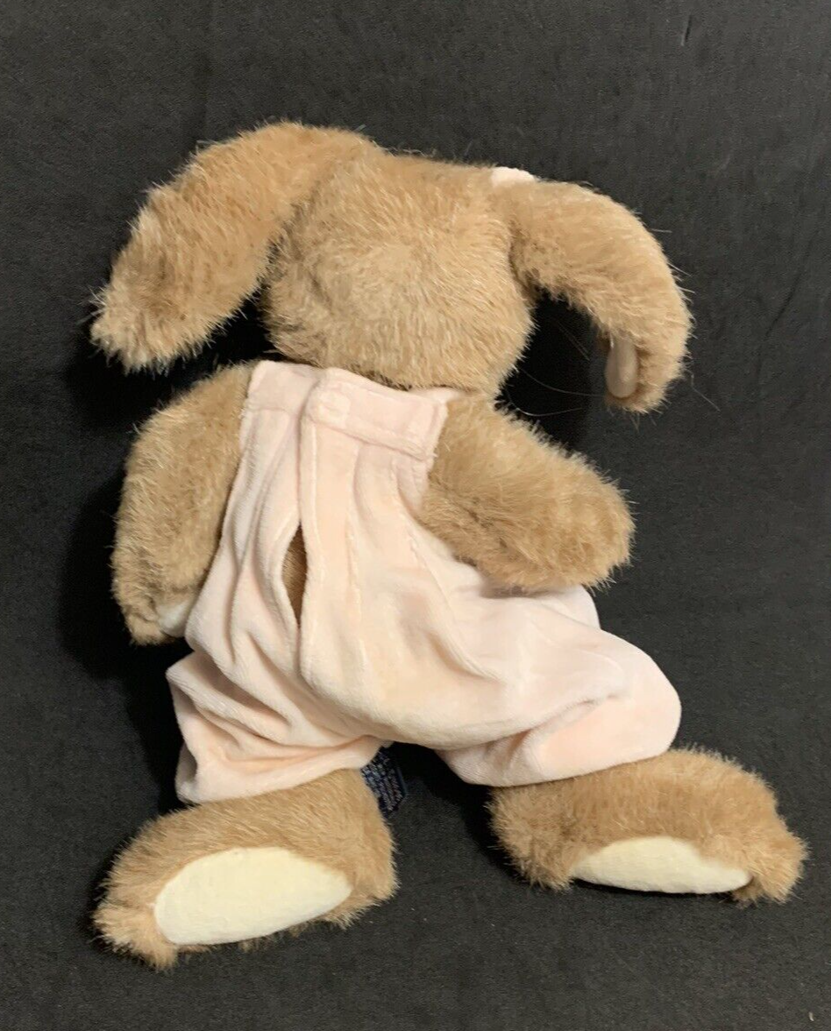 Boyds Bears Collection Allison Plush Bunny Rabbit in Pink Velvet Jumper ...