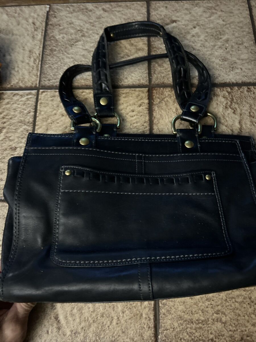 A-14) Vintage COACH Leather Legacy Bleecker Tattersall A-14) Vintage COACH Leather Legacy Bleecker Tattersall
