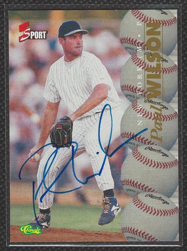Paul Wilson 1995 Classic Five Sport Autographs #NNO New York Mets | eBay