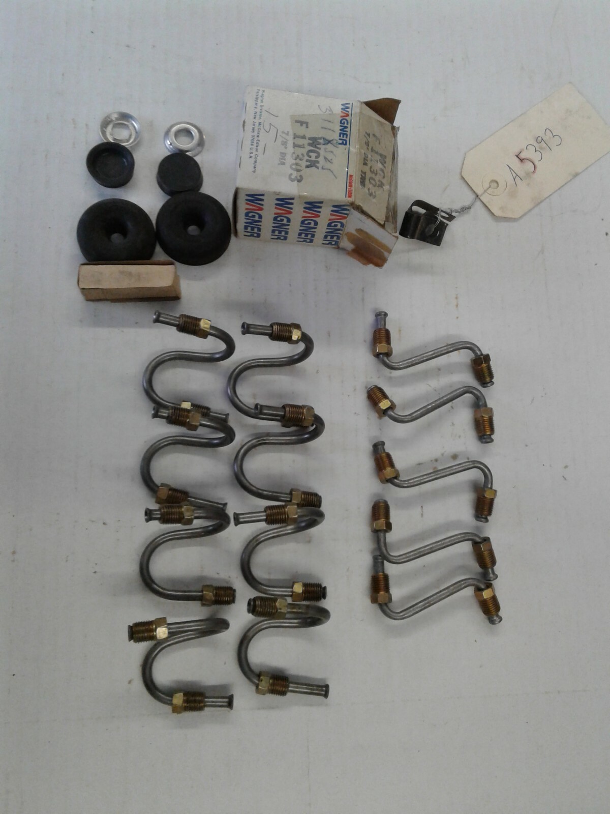 Willys /Jeep CJ2A,CJ3A,CJ3B S-shape Brake lines,Clamp,Wheel Cylinder ...