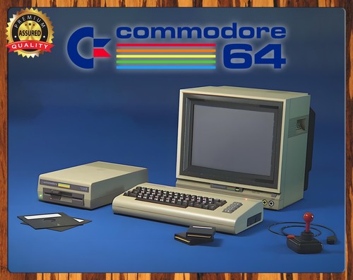 Commodore 64 - Personal Computer - Rare - Metal Sign 11 x 14 | eBay