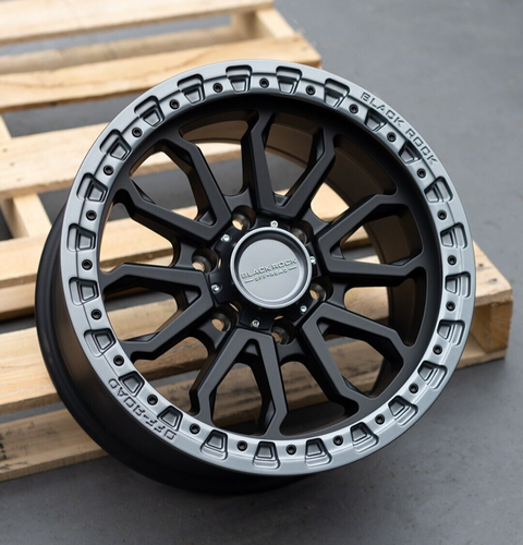 17" WHEELS FOR NISSAN NAVARA NP300 BLACK ROCK COBRA 6X114.3 RIMS FOR ...
