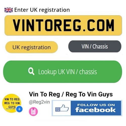 REG TO VIN VIN FROM REGISTRATION SERVICE CAR MOTORBIKE HGV CHASSIS ...