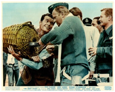 The Great Escape Original Lobby Card James Garner Nigel Stock WW2 ...