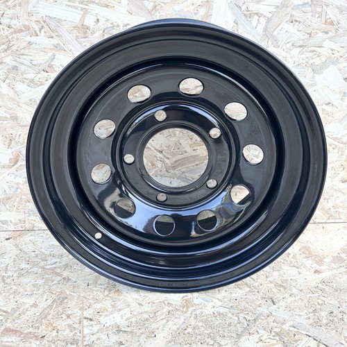5x Gloss Black Modular Wheels 16" x 7" ET0 for Land Rover Defender ...