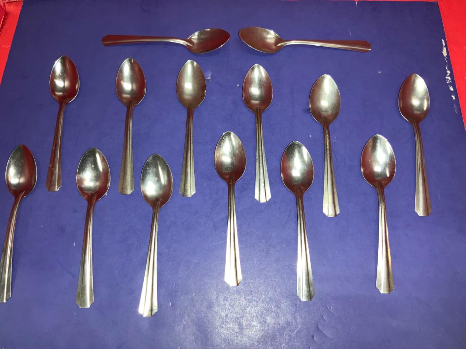 Set of 14 Stainless Spoons - USA | eBay