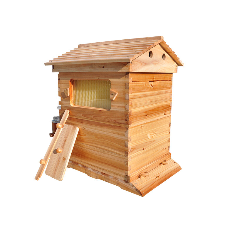 3 Layers Auto Bee Hive + Brood Box + 2 Super Boxes 7x Bee Frames ...