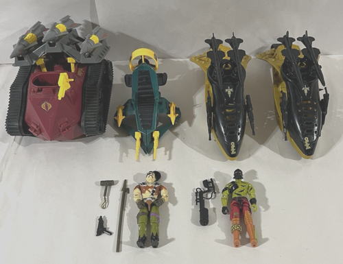 4 GI JOE COBRA VEHICLE LOT ZANZIBAR AIR SKIFF EVADER W/DARKLON IMP ...