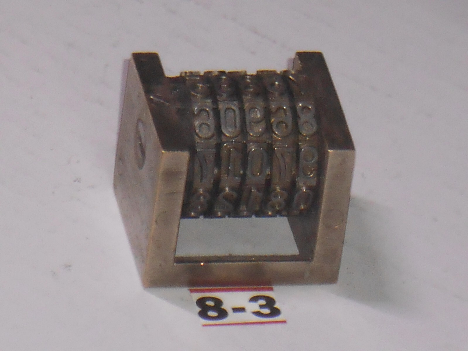 ROBERTS Letterpress Numbering machine | 8-3 | eBay