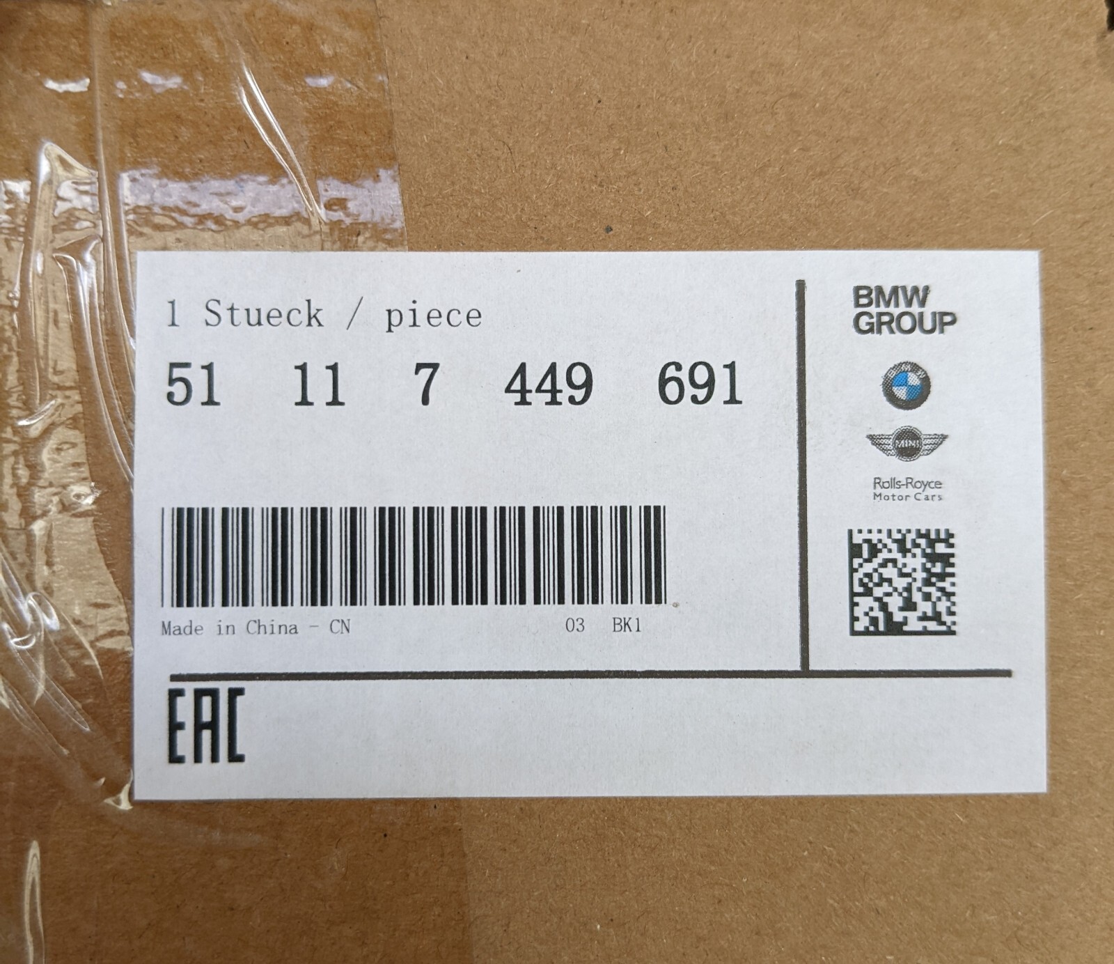 Genuine BMW X5 Series G05 Front Left Fog Light Chrome Trim Strip ...