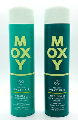 Bath & Body Works MOXY Wavy Hair Shampoo & Conditioner Set 10 fl.oz ...