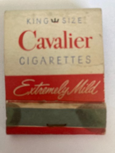 Vintage Cavalier Cigarette Match Book | eBay