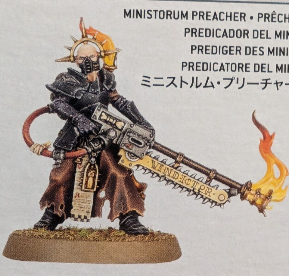Ministorum Preacher, Pious Vorne Missionary Zealot, Imperial Agents, GW ...