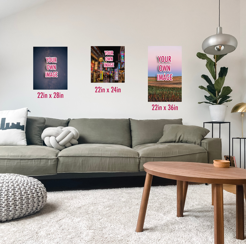 Custom Printed Poster Many Sizes Photo Your Own Image Picture Art Drawing Design | eBay